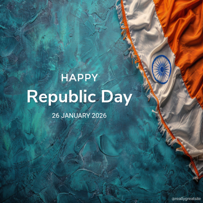 Happy Republic Day India Poster 2026 Template | PosterMyWall
