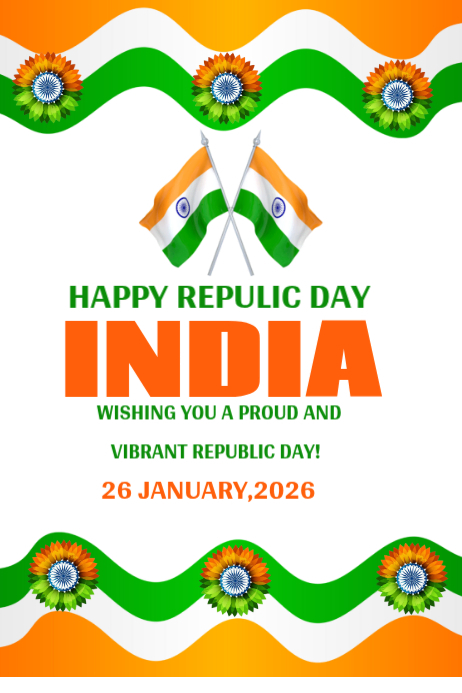 Happy republic day india template 2026 | PosterMyWall