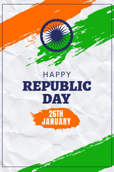 Happy republic day poster 2025 Template | PosterMyWall