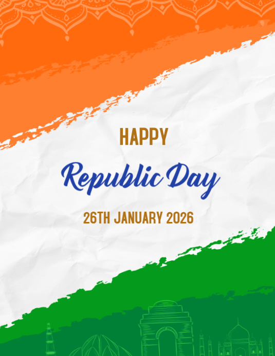 Happy republic day template 2026 | PosterMyWall