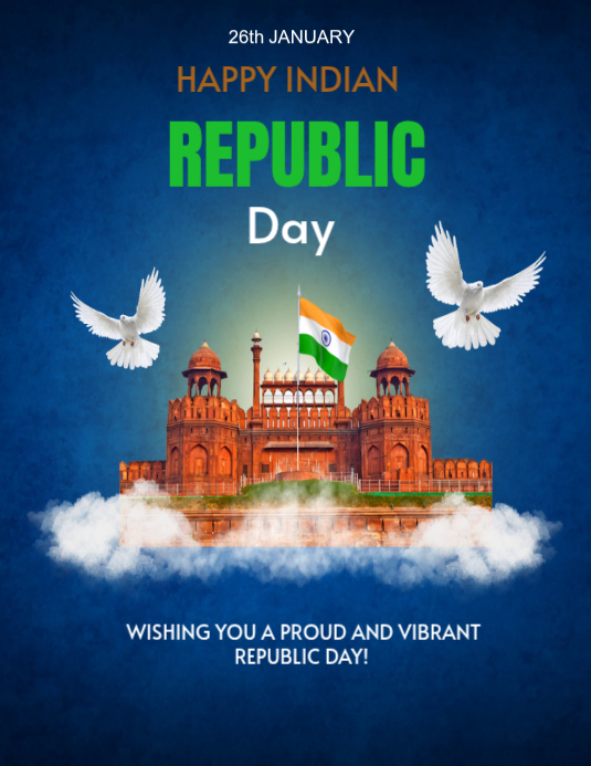 Happy republic day template 2026 | PosterMyWall