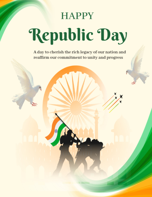 Happy republic day template 2026 | PosterMyWall
