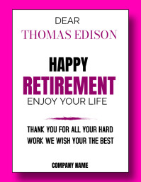 Happy retirement Template | PosterMyWall