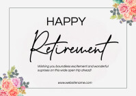 happy retirement design template | PosterMyWall