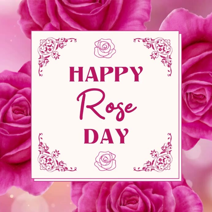 Happy Rose Day Celebration Templat | PosterMyWall