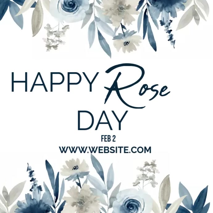 Happy Rose Day Template | PosterMyWall