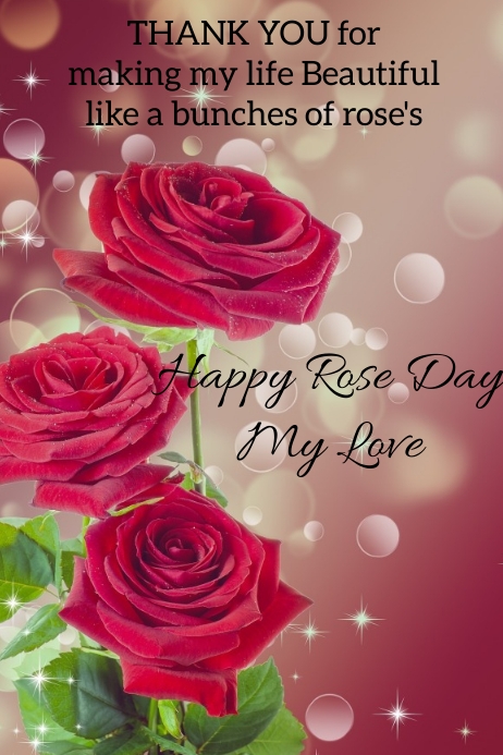 happy rose day Template | PosterMyWall