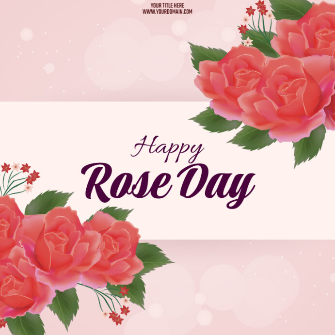 Copy of Happy Rose Day | PosterMyWall