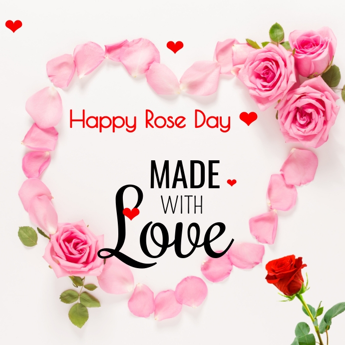 Copy of Happy Rose Day Greeting Cards With Wishes Fre | PosterMyWall
