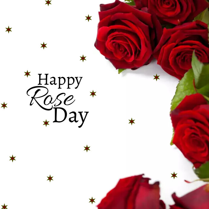 happy rose day instagram post Template | PosterMyWall