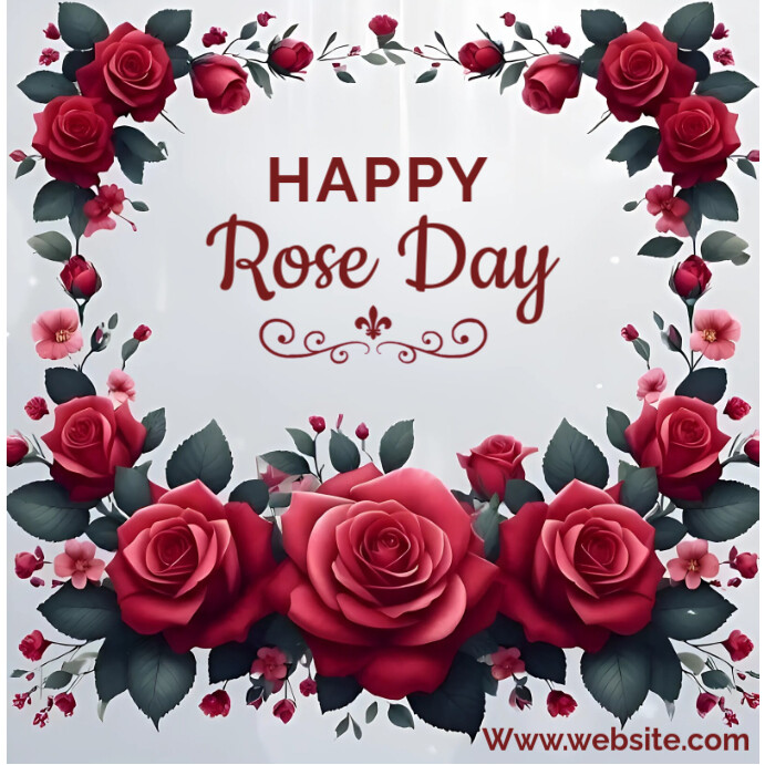 Happy rose day template | PosterMyWall