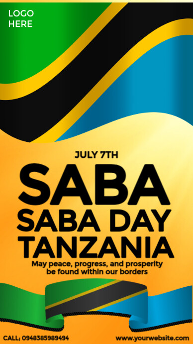 Copy of Happy Saba Saba Day | PosterMyWall