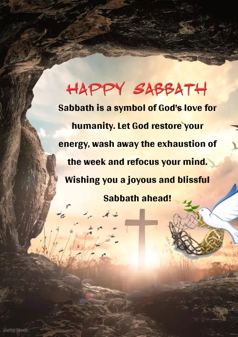 Happy Sabbath Day Template (1) | PosterMyWall