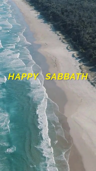 Happy Sabbath Template | PosterMyWall