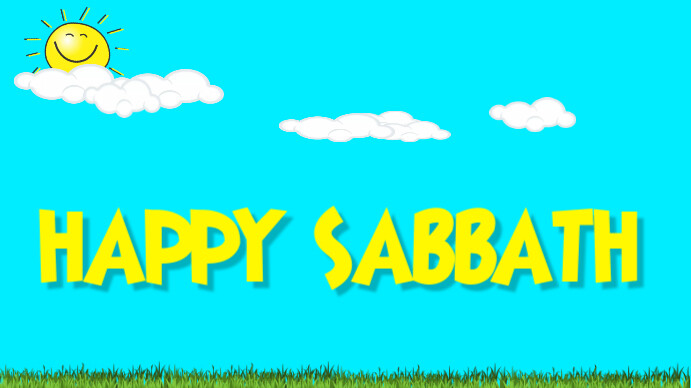 Happy Sabbath Template | PosterMyWall