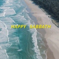 Happy Sabbath Template | PosterMyWall