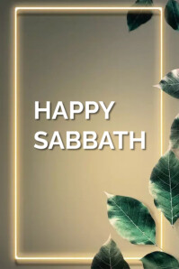 Happy Sabbath Template | PosterMyWall