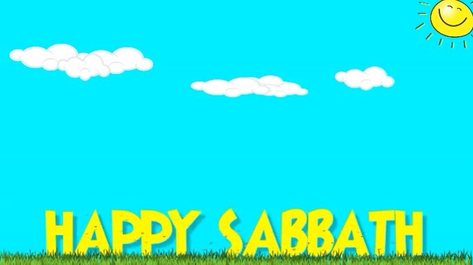 Happy Sabbath Template | PosterMyWall
