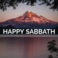 Happy Sabbath Template | PosterMyWall