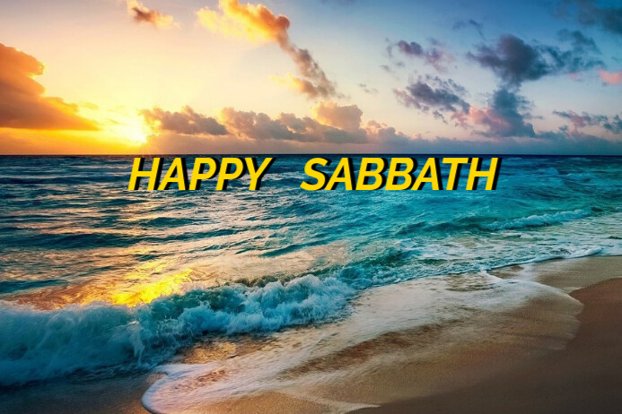 Happy Sabbath Template | PosterMyWall