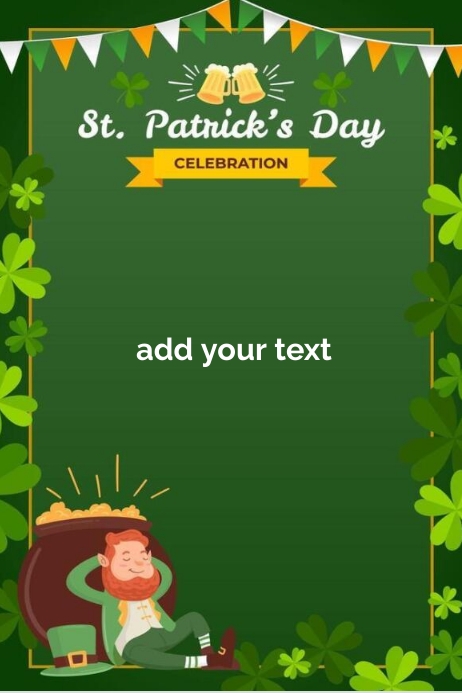 Happy Saint Patrick s Day Template | PosterMyWall