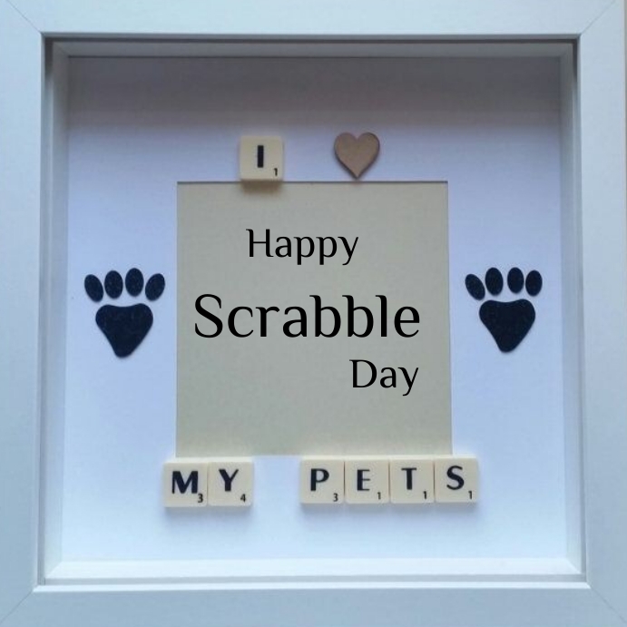 Copy of Happy Scrabble word Day Instagram post | PosterMyWall