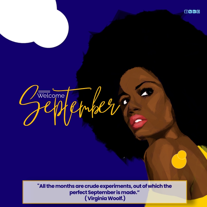 Copy of HAPPY SEPTEMBER POSTER INSTAGRAM POST | PosterMyWall