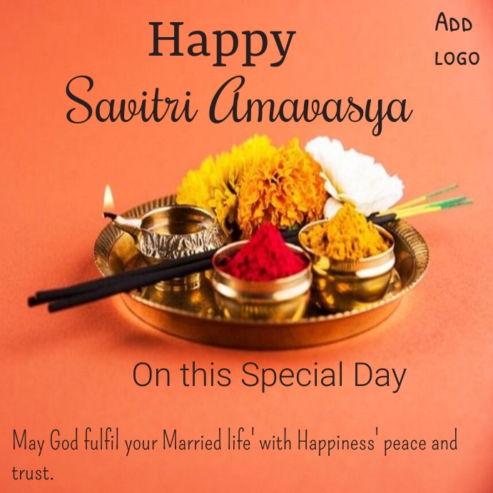 Happy shavitri amavasya instagram pos Template | PosterMyWall