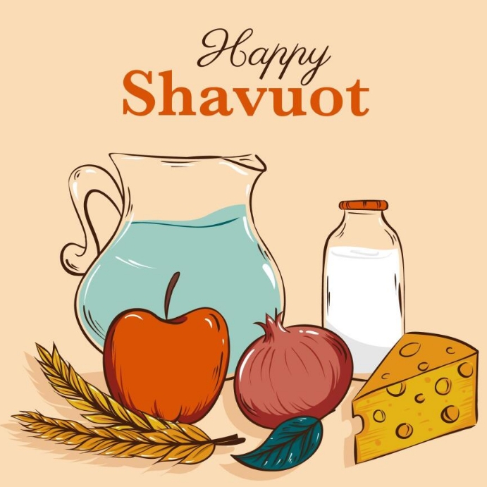 Plantilla de Happy Shavuot design flyer | PosterMyWall