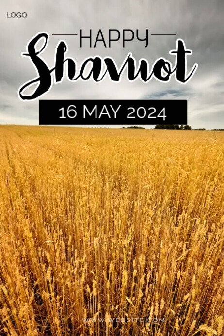 happy shavuot Template | PosterMyWall