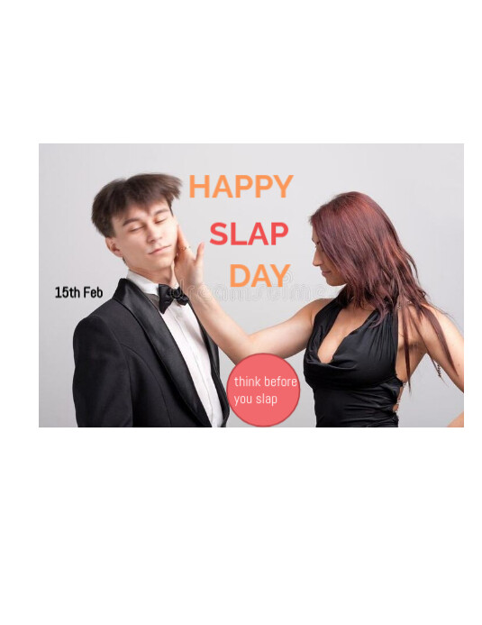 Copy of Happy slap day | PosterMyWall