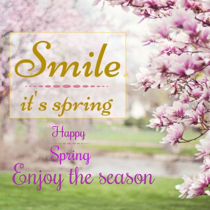 Plantilla de Feliz Primavera 2023 | PosterMyWall