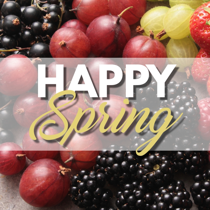 HAPPY SPRING 8 Template | PosterMyWall