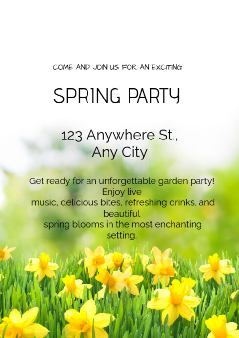 Plantilla de Happy spring break celebration | PosterMyWall