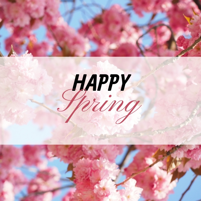 happy spring Template | PosterMyWall