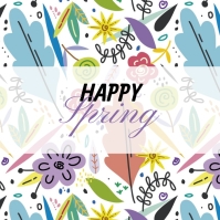 happy spring Template | PosterMyWall