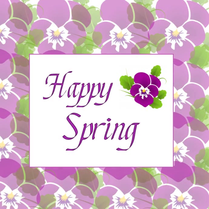Happy Spring Template | PosterMyWall