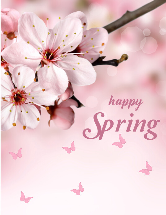 Copy of happy spring | PosterMyWall