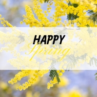 happy spring Template | PosterMyWall