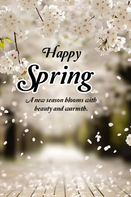 Copy of Happy Spring Poster | PosterMyWall