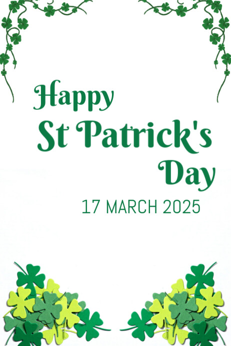 Happy st Patrick's Day Template | PosterMyWall