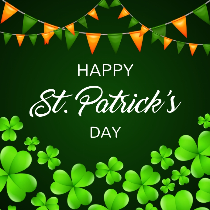 Happy St Patrick's Day Instagram Post Template | PosterMyWall
