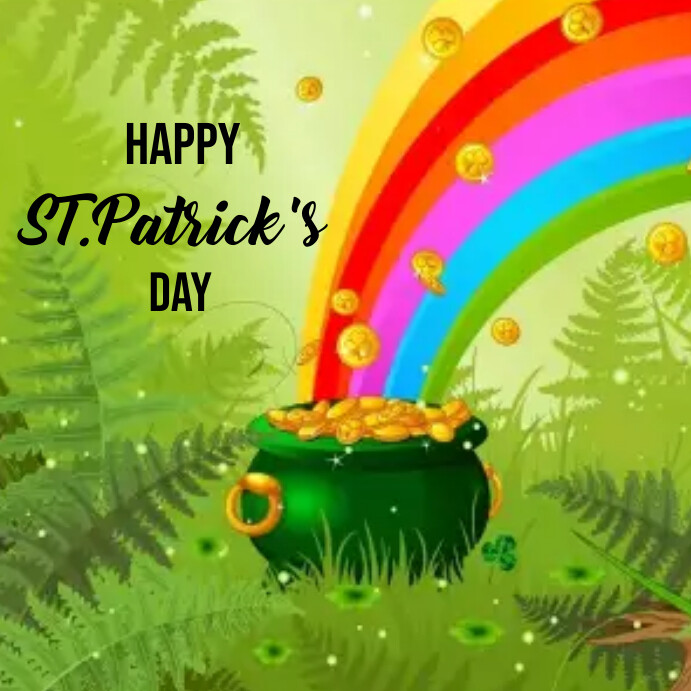 Happy ST Patrick's day Instagram post Template | PosterMyWall