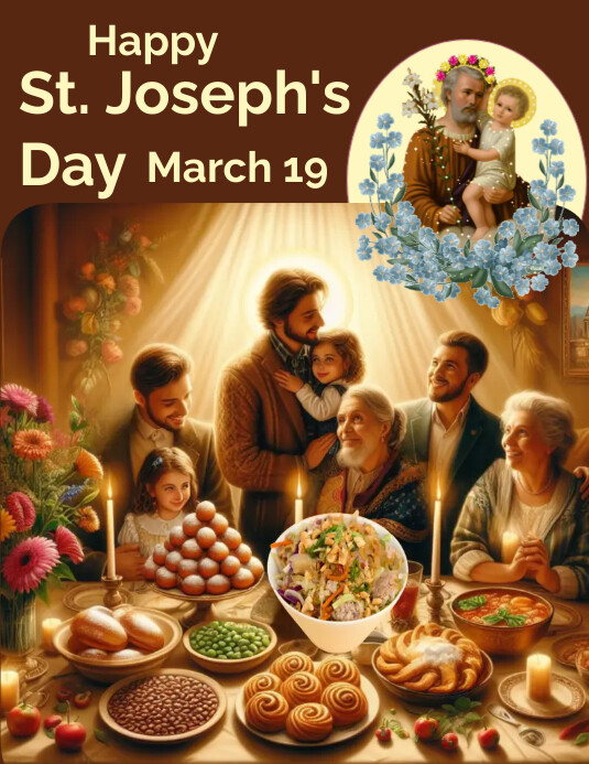 Plantilla de Happy St. Joseph's Day Flyer Template | PosterMyWall