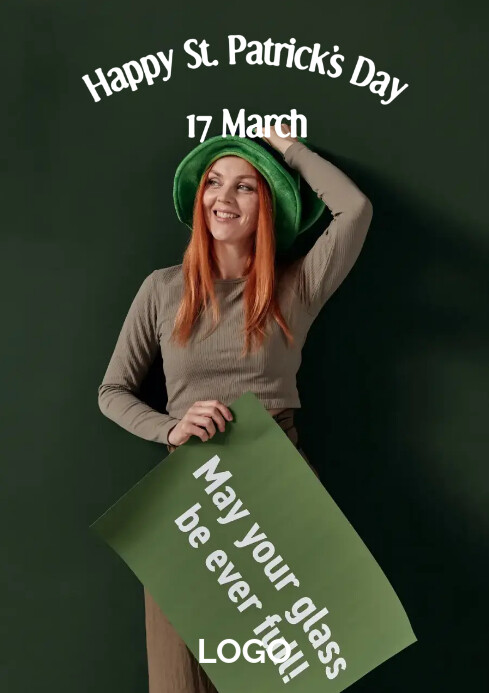 Happy St. Patrick's Day A4 Template | PosterMyWall