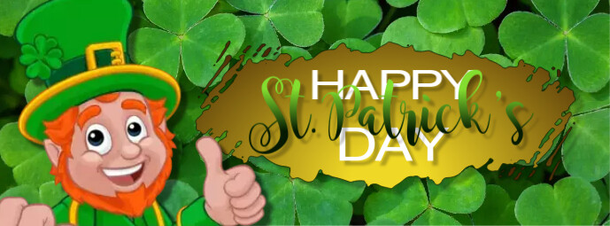 Happy St. Patrick's Day Facebook Cover Template | PosterMyWall