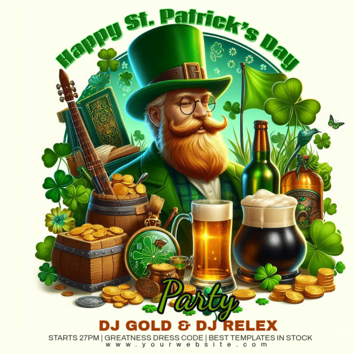 Happy st. patricks day Template | PosterMyWall