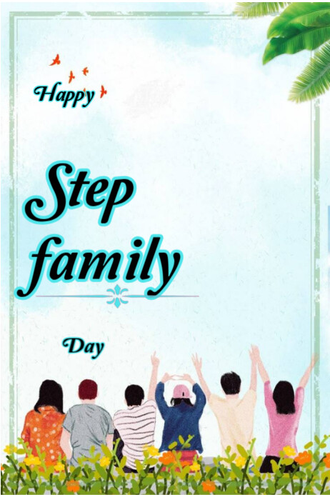 Happy step family day Template | PosterMyWall