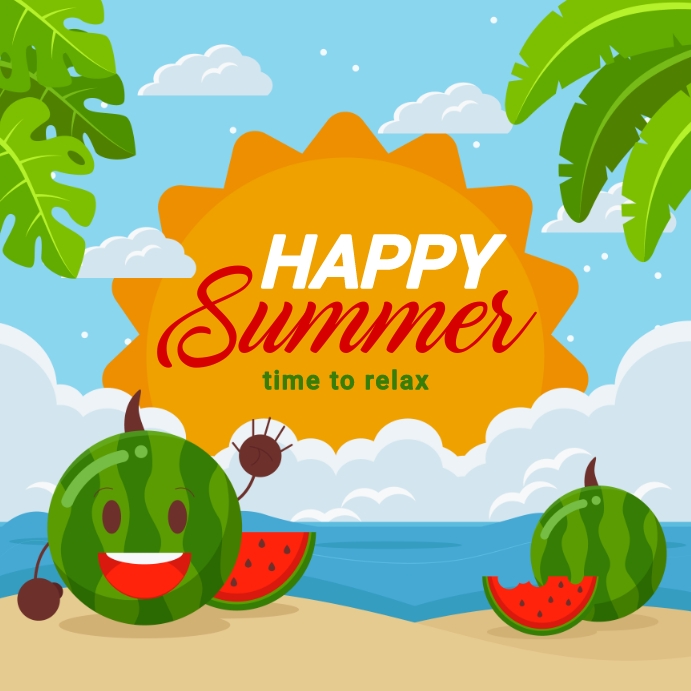 Copy of Happy Summer | PosterMyWall