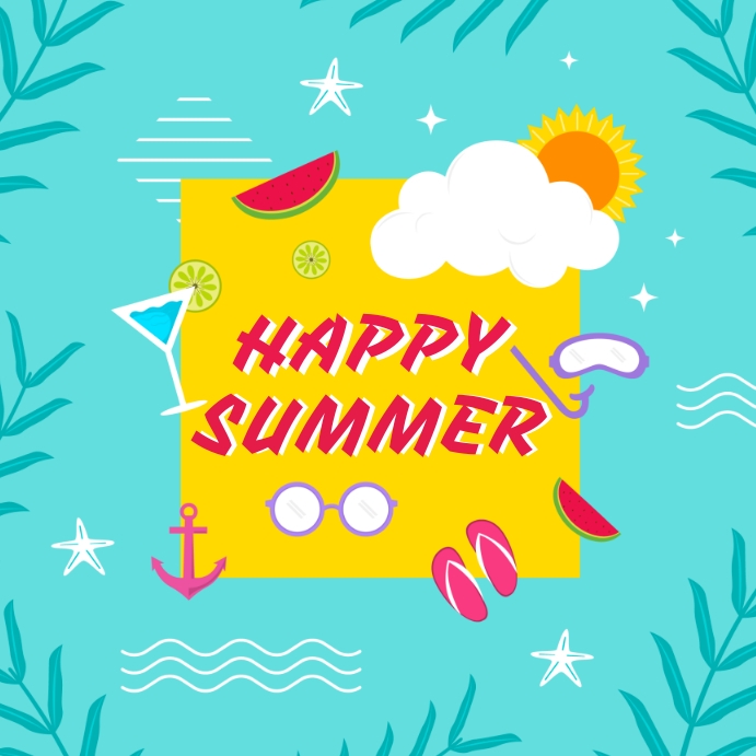 Happy Summer Template | PosterMyWall
